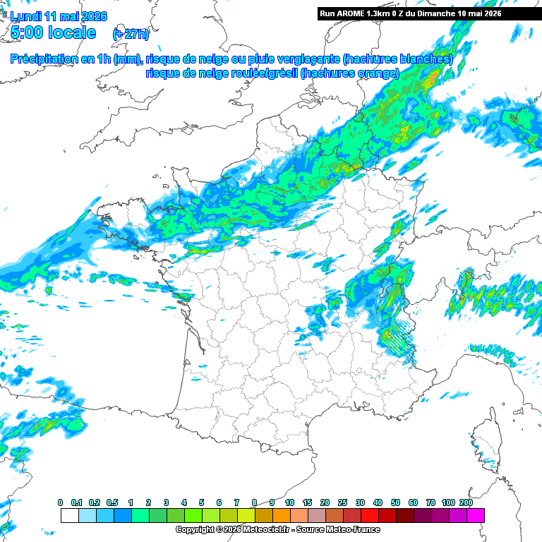 Orages, grosses averses de pluie, potentielles gelées : les prévisions ...
