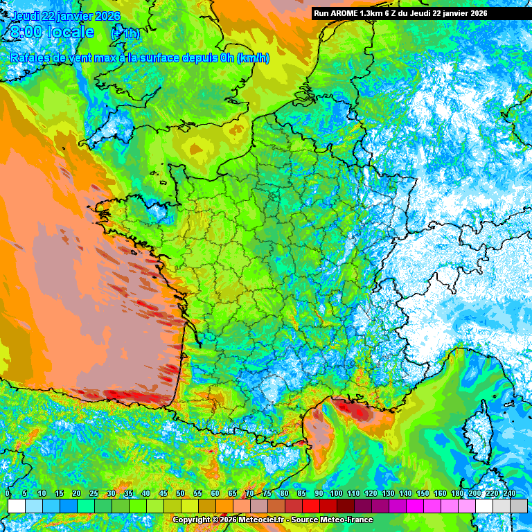 Tempête Ingrid : vent violent, neige, crues... la vigilance orange ...