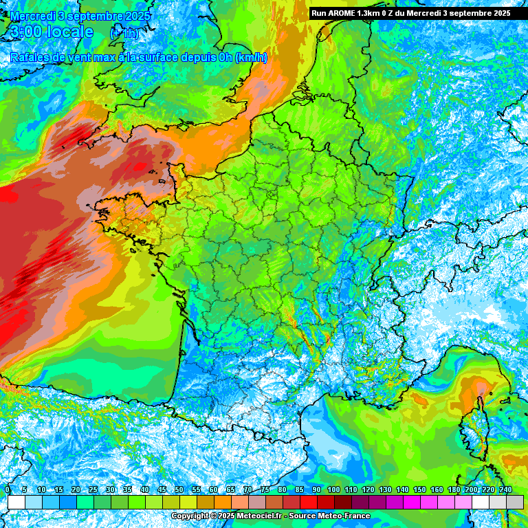 Coup de vent et orages : une grosse perturbation frappe la France ce ...