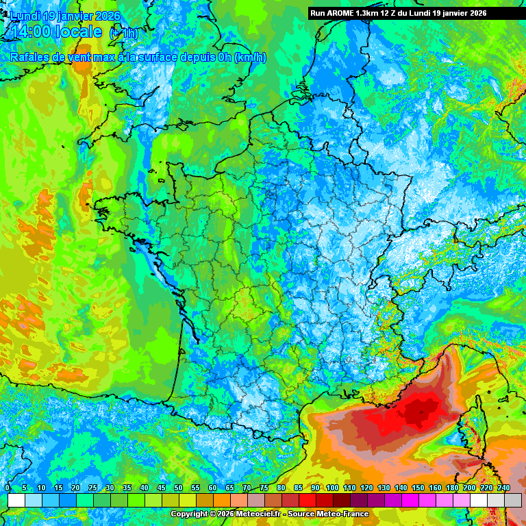 Coup de vent et fortes pluies : l'alerte orange activée, voici tous les ...
